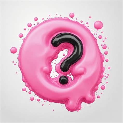 premium photo 3d question mark icon sign or ask faq and qa answer
