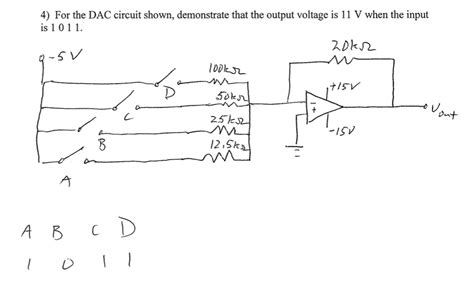 Solved For The DAC Circuit Shown Demonstrate That The Chegg