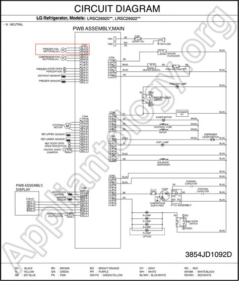 Refrigerator Schematic Diagram