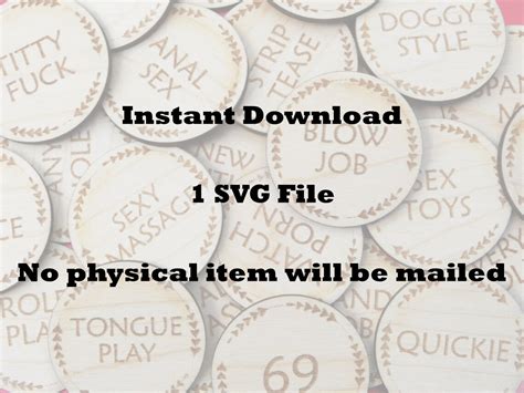 Sex Tokens Svg Laser Cut Files Lasercut And Cricut Glowforge Ready Svg Sex Token Vector