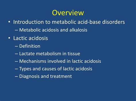 PPT Lactic Acidosis PowerPoint Presentation Free Download ID