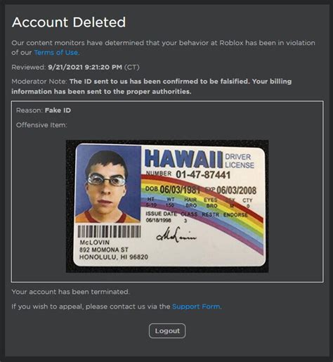 Fake Id Ban Moment Off Topic Arcane Odyssey