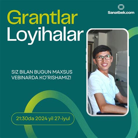 Sanatbek Muzaffarov On Linkedin Today We Want To Hold A Webinar