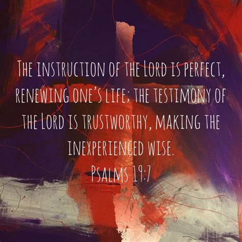 The Perfect Instruction Of The Lord Psalms 197