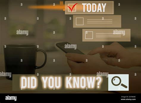 Conceptual Hand Writing Showing Did You Know Question Concept Meaning Fun Facts And Figures