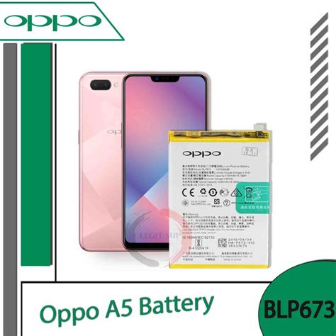 Oppo A5 Battery Model Blp673 4230mah Original Equipment Manufacturer Lazada Ph