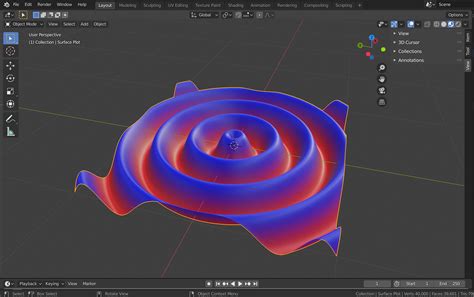 3d Surface Plots In Blender Blender Is A Very Powerful 3d Graphics