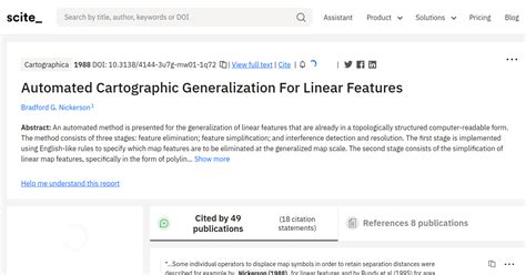 Automated Cartographic Generalization For Linear Features