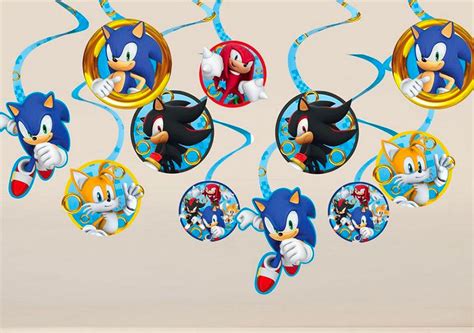 Sonic Swirl Decorations