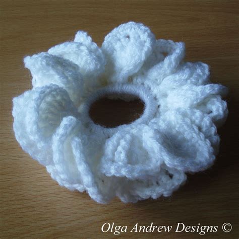 Pin On Wedding Scrunchie Crochet Pattern By Olga Andrew Designs