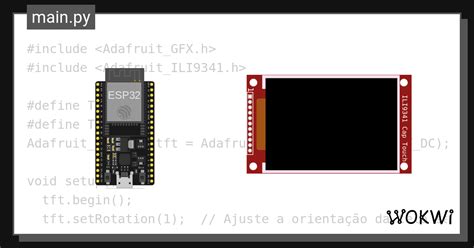 Display Ili9341 Teste Wokwi Esp32 Stm32 Arduino Simulator