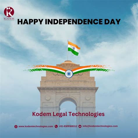 Kodem Legal Technologies On Linkedin Independenceday2024 Legaltechnology Softwaresolutions