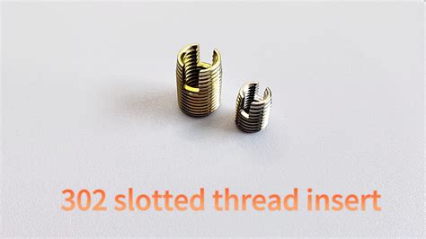 Slotted Self Tapping Threaded Inserts Brass Bushing For Car And Inserts With Thread Insert Screw