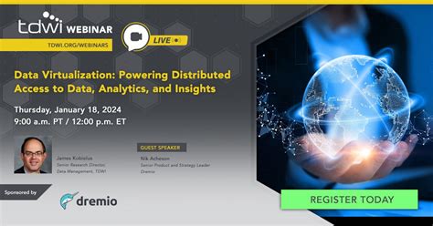 Data Virtualization For Analytics By Tdwis Kobielus And Acheson Tdwi Posted On The Topic