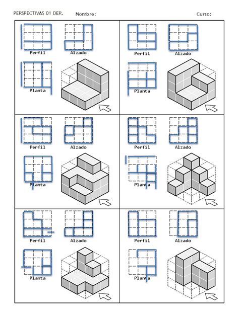 Ejercicios De Vistas Y Perspectivas Resueltos Pdf
