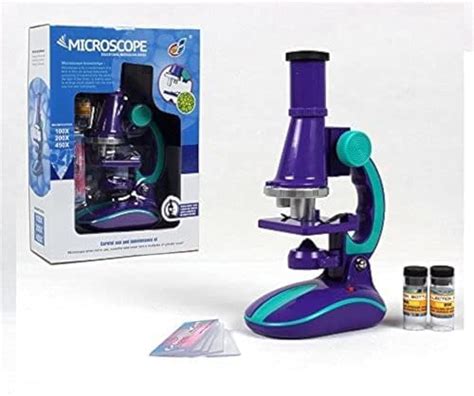 سعر مايكروسكوب مجهري علمي تعليمي بثلاث عدسات مكبرة 100x 200x 450x فى مصر بواسطة امازون مصر