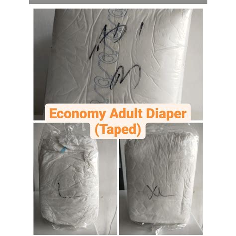 Economy Adult Diaper Taped Shopee Malaysia