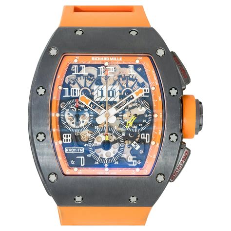 Richard Mille Rm 011 Spa Limited Edition Titanium Blue Rubber Automatic