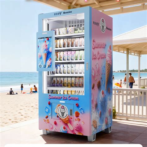 Vendlife Frozen Food And Ice Cream Vending Machine With Qr Code Payment