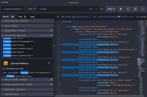 Codepilotai Code Search Tool Made With Vuejs