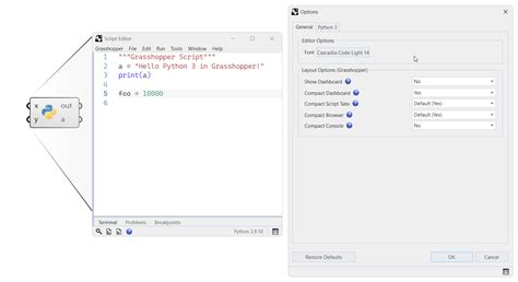 Rhino 8 Grasshopper Script Editor Design Feedback Page 11 Grasshopper Developer Mcneel Forum