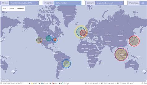 Location Latency Mapping