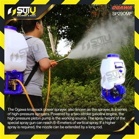 Ogawa Sp290mf 26cc Knapsack Sprayer Float Type Carburetor Insulated