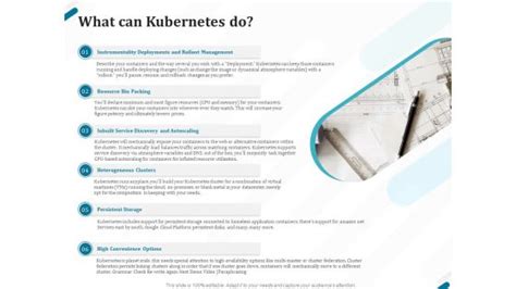 kubernetes containers architecture overview what can kubernetes do ppt