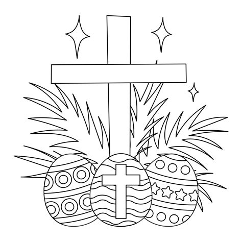 Easter Cross Template