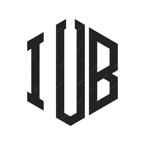 Premium Vector Iub Logo Design Initial Letter Iub Monogram Logo Using