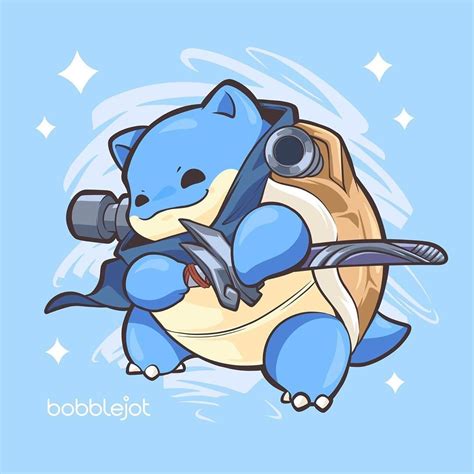 Chibi Blastoise Squirtle Chibi 3d Models To Print Yeggi