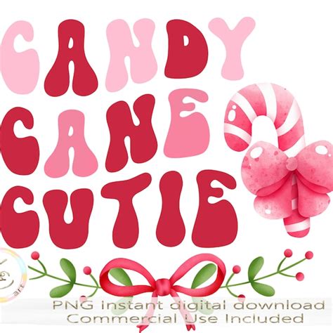 Printable Candy Cane Cutie Svg Etsy