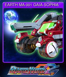 Blaster Master Zero 2 Earth Ma 001 Gaia Sophia Steam Trading Cards
