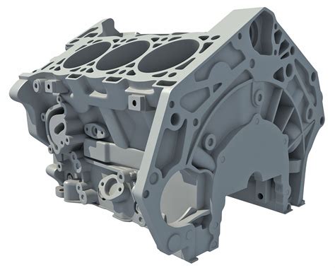 Engine Block 3d Model 79 3ds Lwo Max Obj Xsi Free3d
