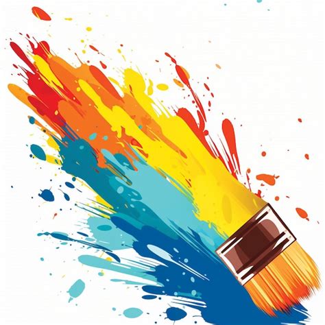 Premium Ai Image Paintbrush Vector