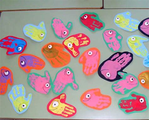Dactilopintura Manualidades Infantiles Sea Animal Crafts Preschool