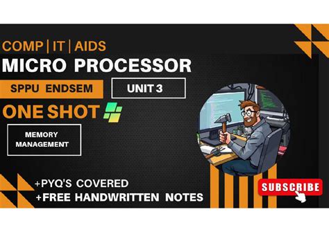 Comp It Aids Microprocessor Sppu Endsem Unit 3 Memory Management Notes