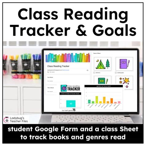 Class Reading Tracker Templates For Reading Goals Book Totals Genres Read
