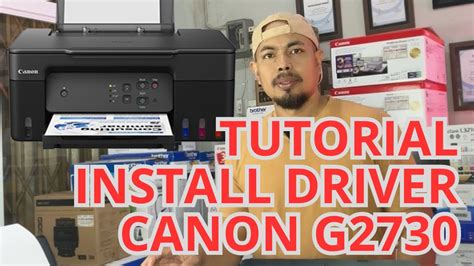 Tutorial Install Driver Canon G2730 Youtube