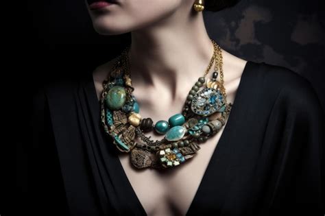 Premium Photo | Accessory and jewelry trend of mixing vintage with ...