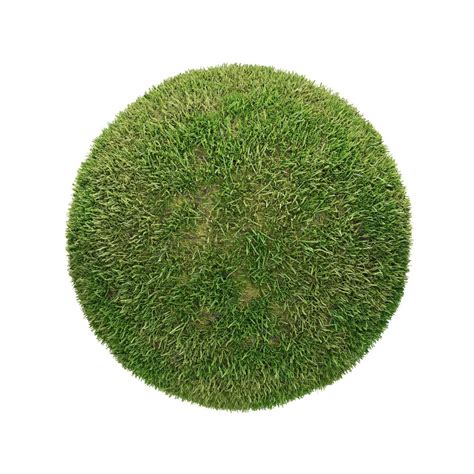 Premium Psd A Circle Of Green Grass With A Circle Of Grass In The Middle