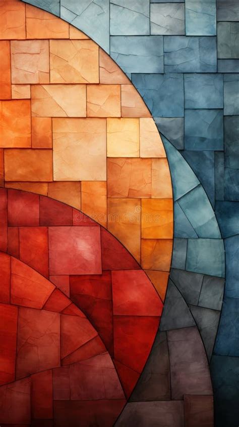 Colour Diagram Red Shades Geometric Pattern Stock Illustration Illustration Of Pixel Design