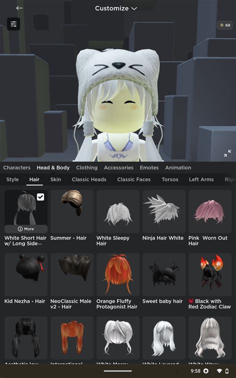 Roblox Acc With Vc And 69 Robux And Flaming Mohawk And Mostly Have Every