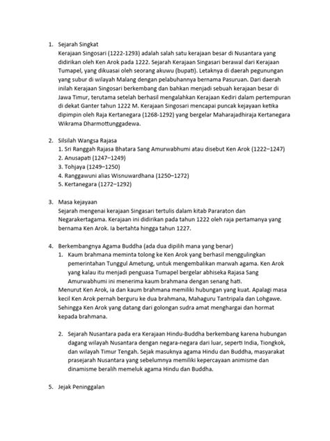 Kerajaan Singasari Pdf