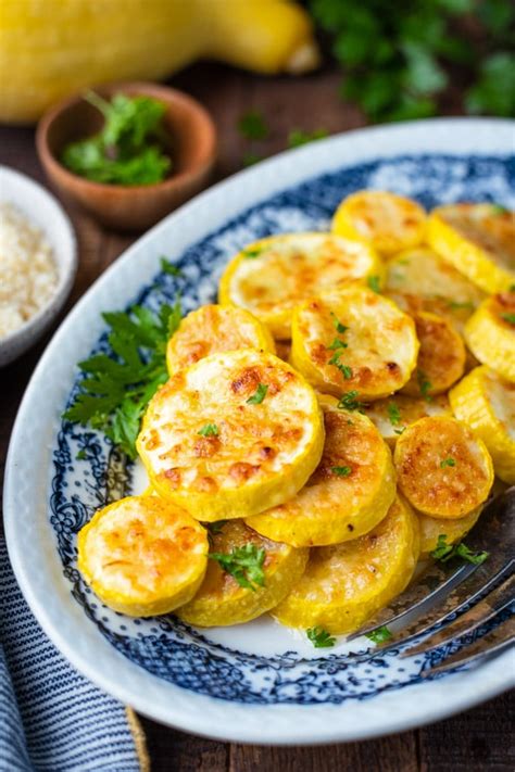 Roasted Yellow Squash 3 Ingredients The Seasoned Mom