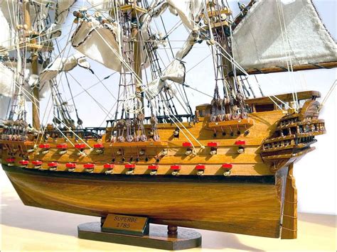 Small Ship Model Le Superbe Fully Built Small Scale Model Ship
