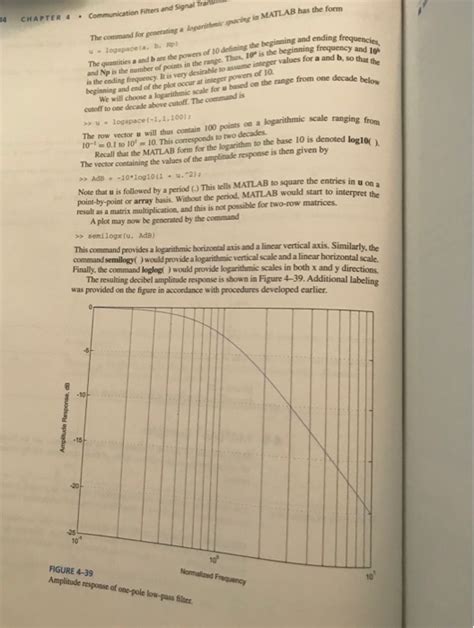 Solved B Read Matlab Example 4 1 On Page 133 It Includes