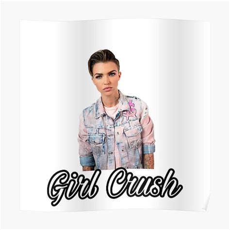 Ruby Rose Poster For Sale By J Hadley Redbubble