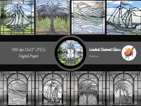 Strained Glass Backdrop Digital Backdrop Studio And Backdrops Wedding