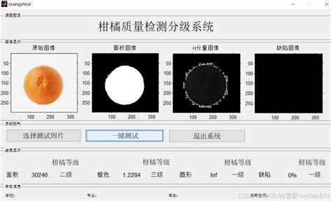 matlab水果品质检测分级系统 基于opencv和matlab的西瓜品质无损检测系统设计 csdn博客